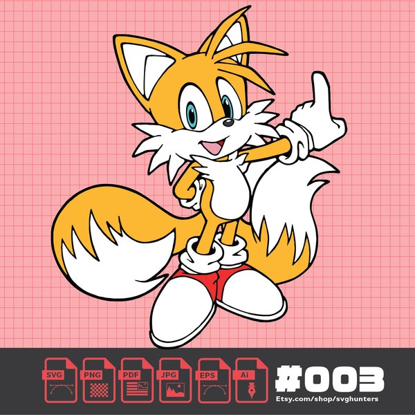 Tails Sonic - Etsy