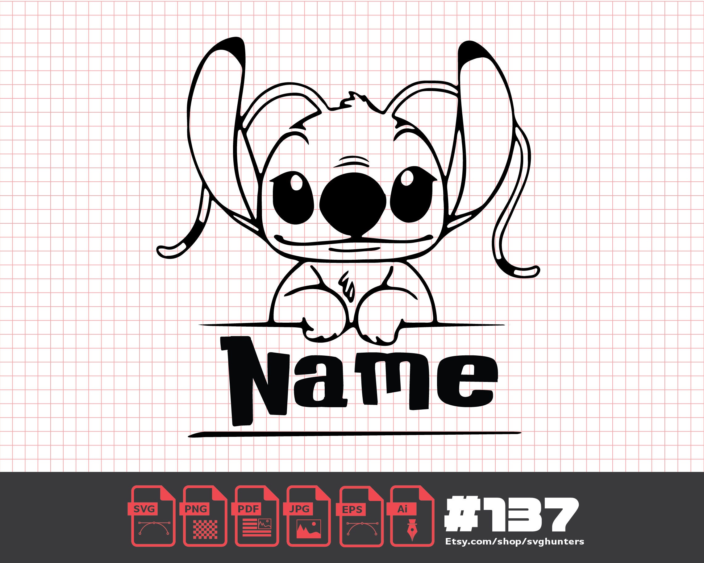 STITCH LAYERED SVG Bundle for Cricut Diy Crafts Shirts Mugs Bottles ...