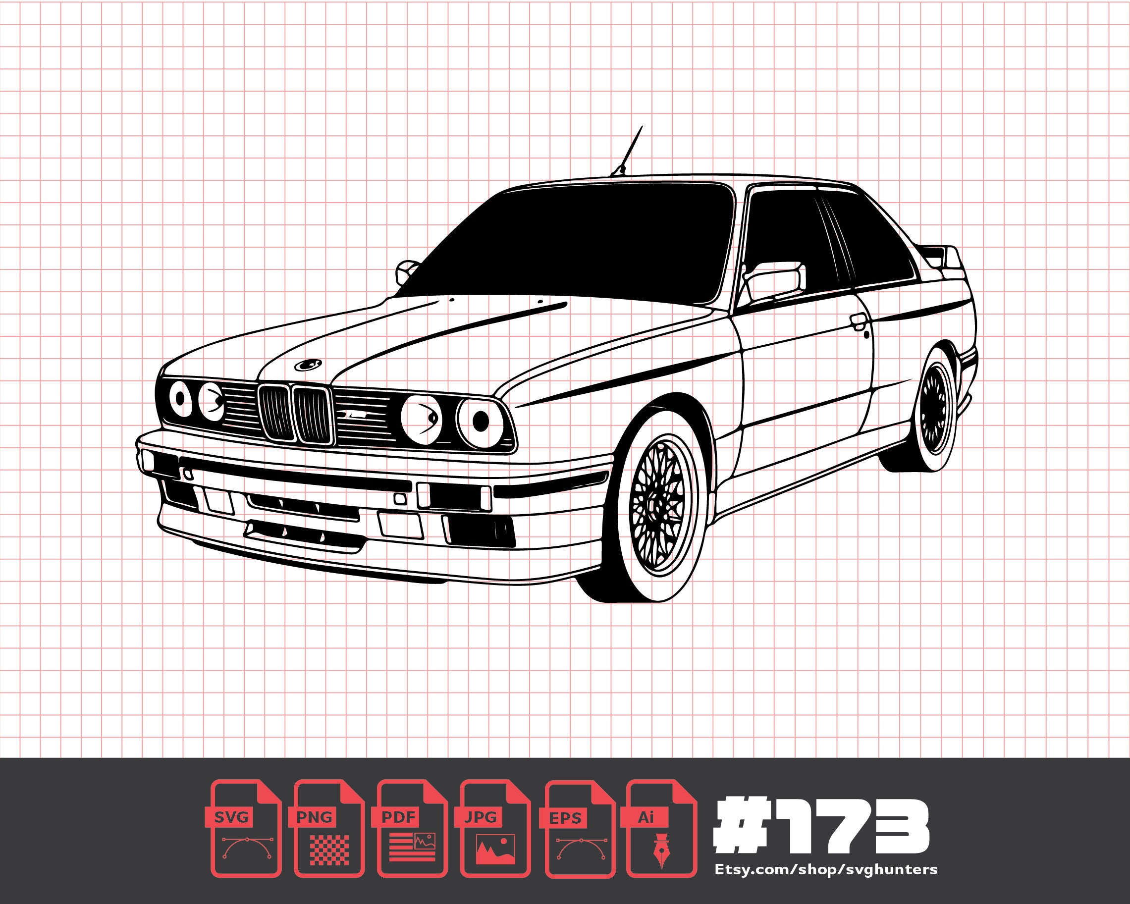 E30 JDM SVG BUNDLE, Cricut Cut File, Instant Download, Svg, Png, Eps ...