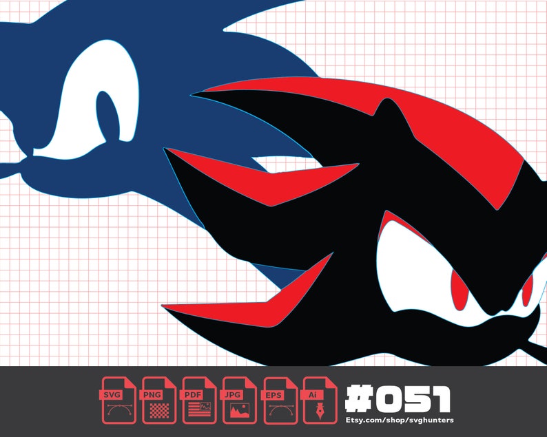 SONIC LAYERED SVG Bundle for Cricut Diy Crafts Shirts Mugs Bottles ...