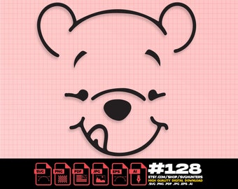 Winnie the Pooh 13 Svg, Png, Pdf, Dxf - Etsy Canada