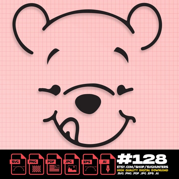 Winnie the Pooh Svg - Etsy