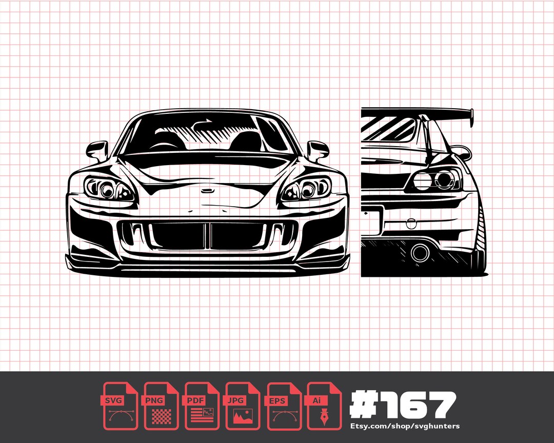 S2000 JDM SVG BUNDLE, Cricut Cut File, Instant Download, Svg, Png, Eps ...