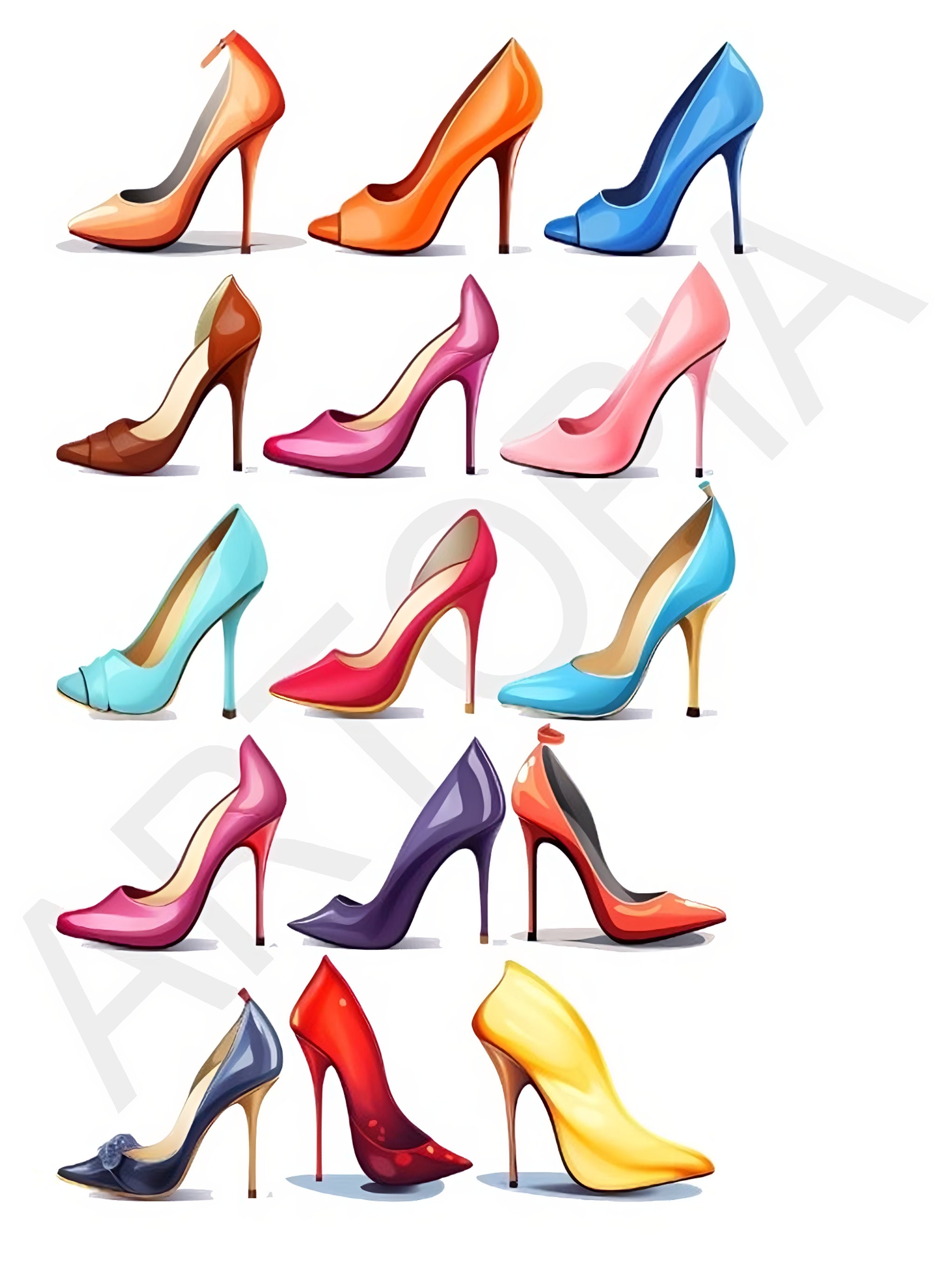 30+ Cartoon Stiletto Heels Clipart, PNG Images, Stiletto Heels ...