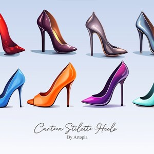 30+ Cartoon Stiletto Heels Clipart, PNG Images, Stiletto Heels ...