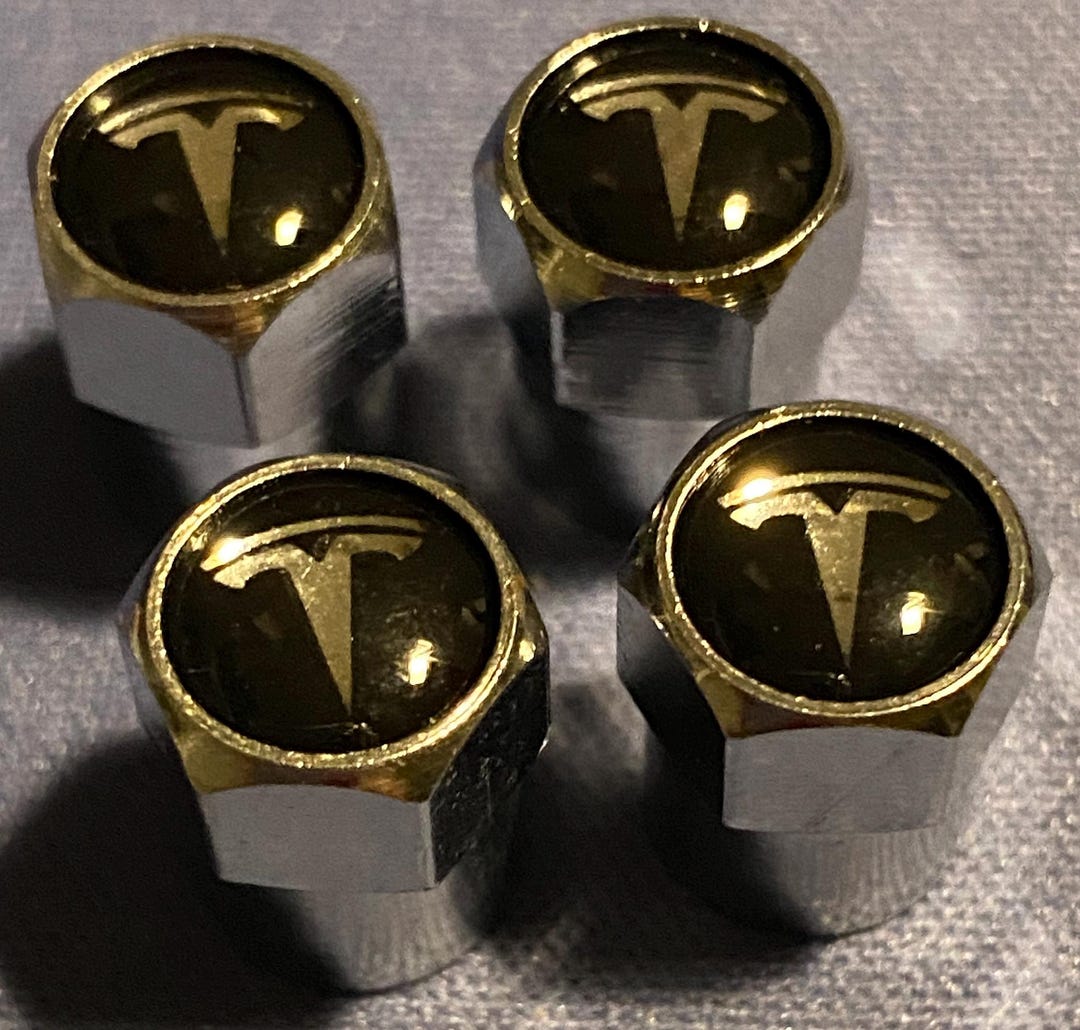 Beautifully Crafted 1 SET X 4 Pieces Tire Stem Valves for TESLA - Etsy