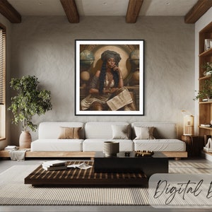 The Studious Muse | Digital Download, Printable Wall Art, Black Art ...