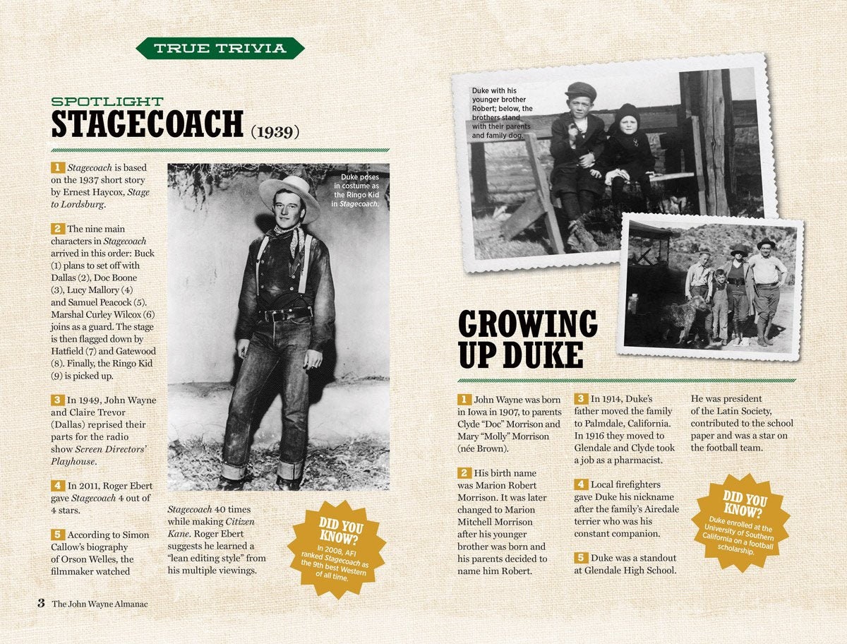 John Wayne Companion: A Comprehensive Guide to the Duke - Etsy