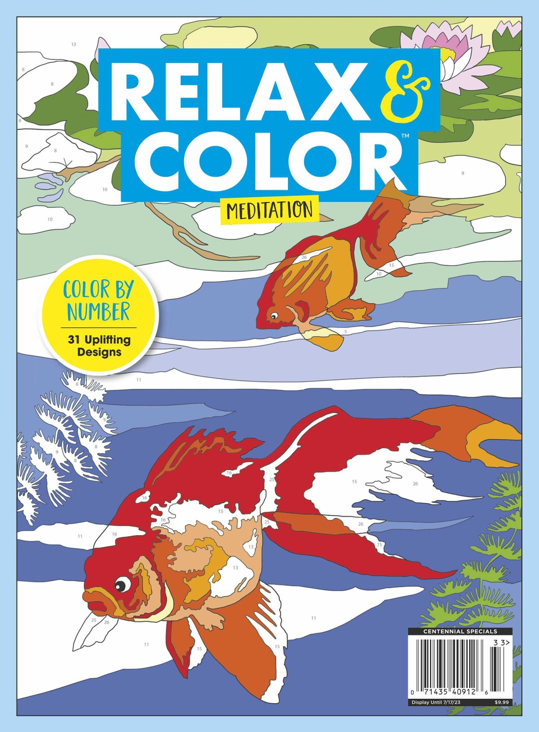 Relax and Color Meditation Coloring Book: Look at Stunning Flora, Fauna ...