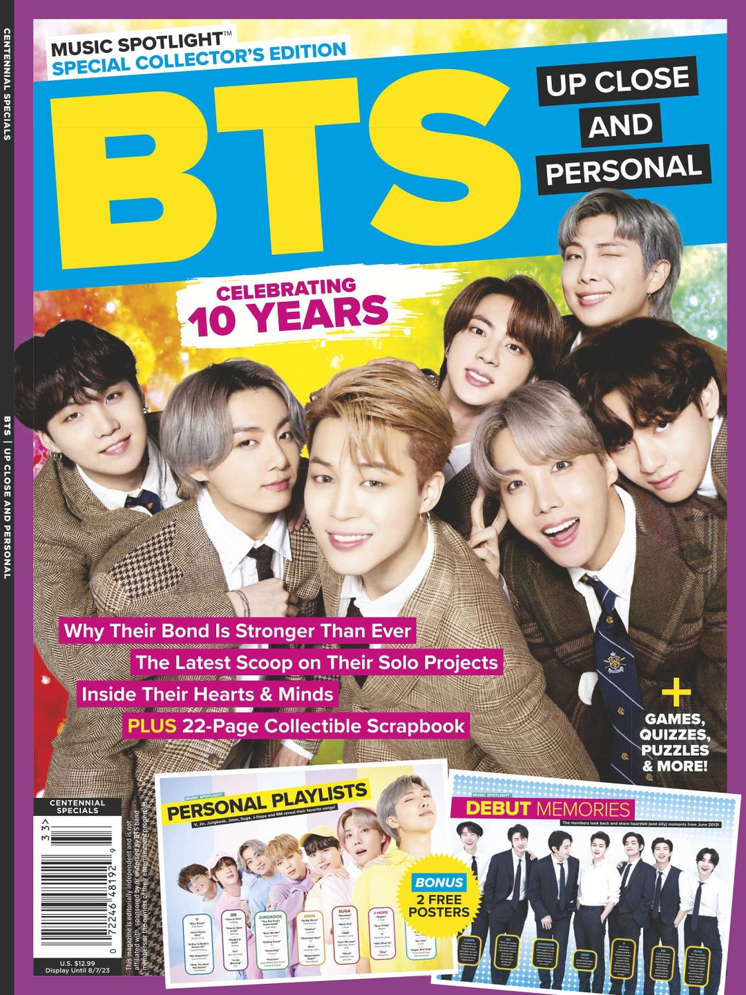 Music Spotlight BTS Celebrating 10 Years up Close and - Etsy