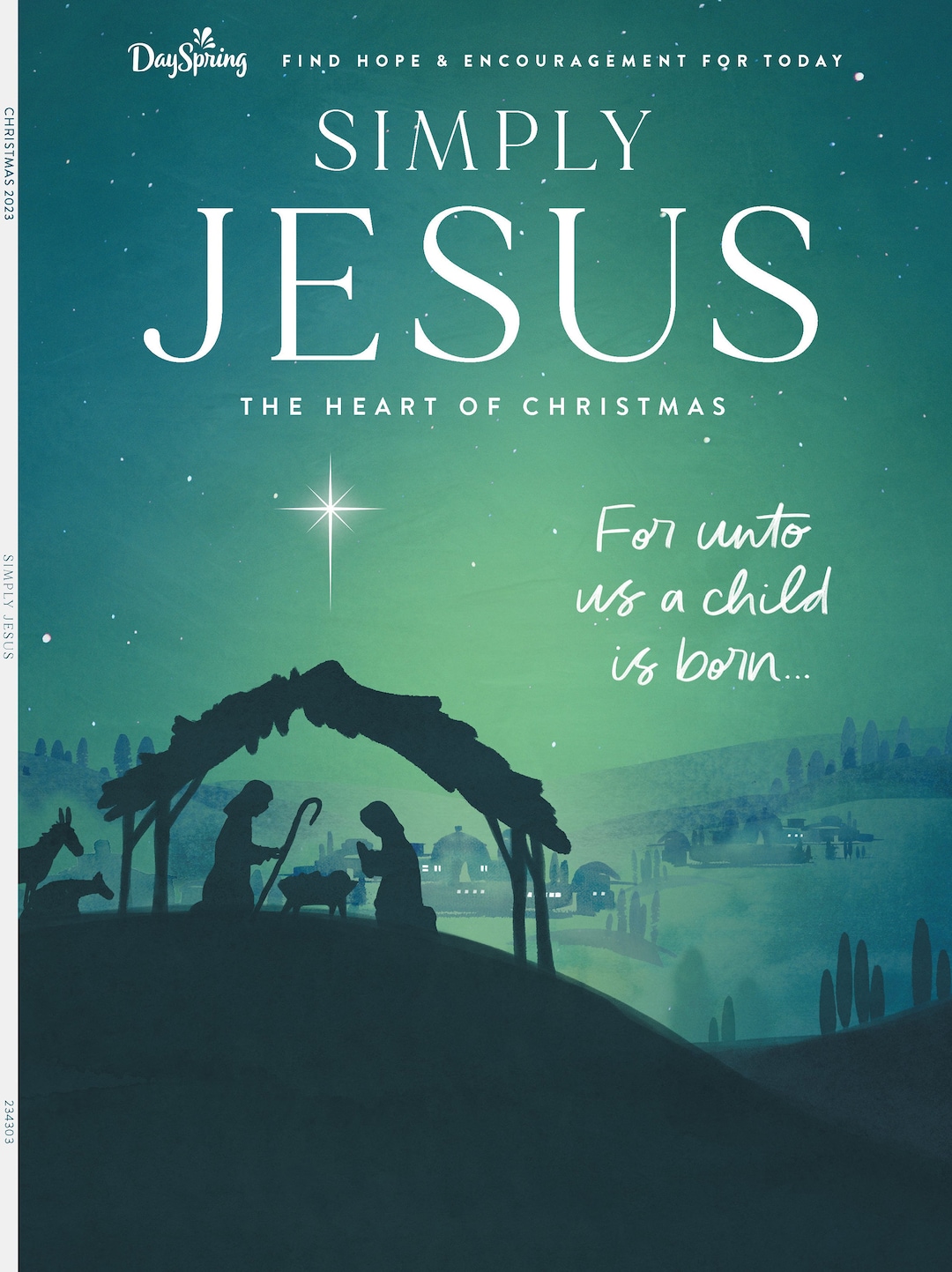 Dayspring Simply Jesus: Christmas Birth Immanuel Holy - Etsy