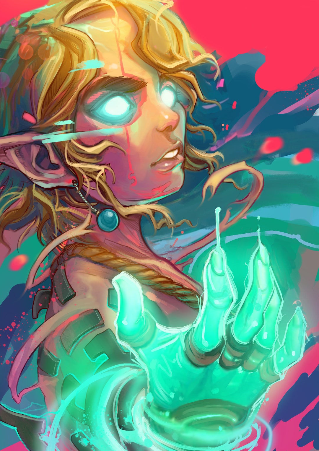 Zelda Anime Print. Edition Limited to 50. Anime Print. Fanart. Art ...