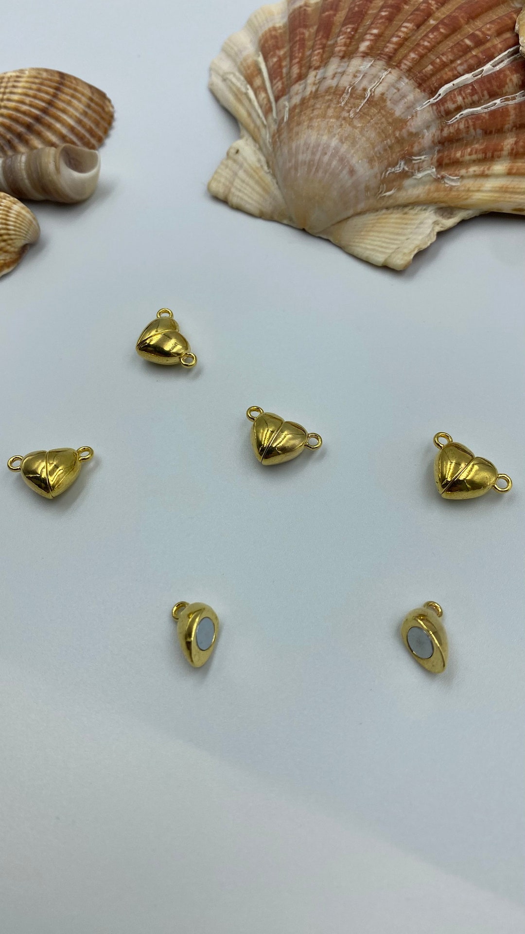 Heart Magnetic Gold Silver Color Clasp, Necklace Bracelet Metal Clasp ...