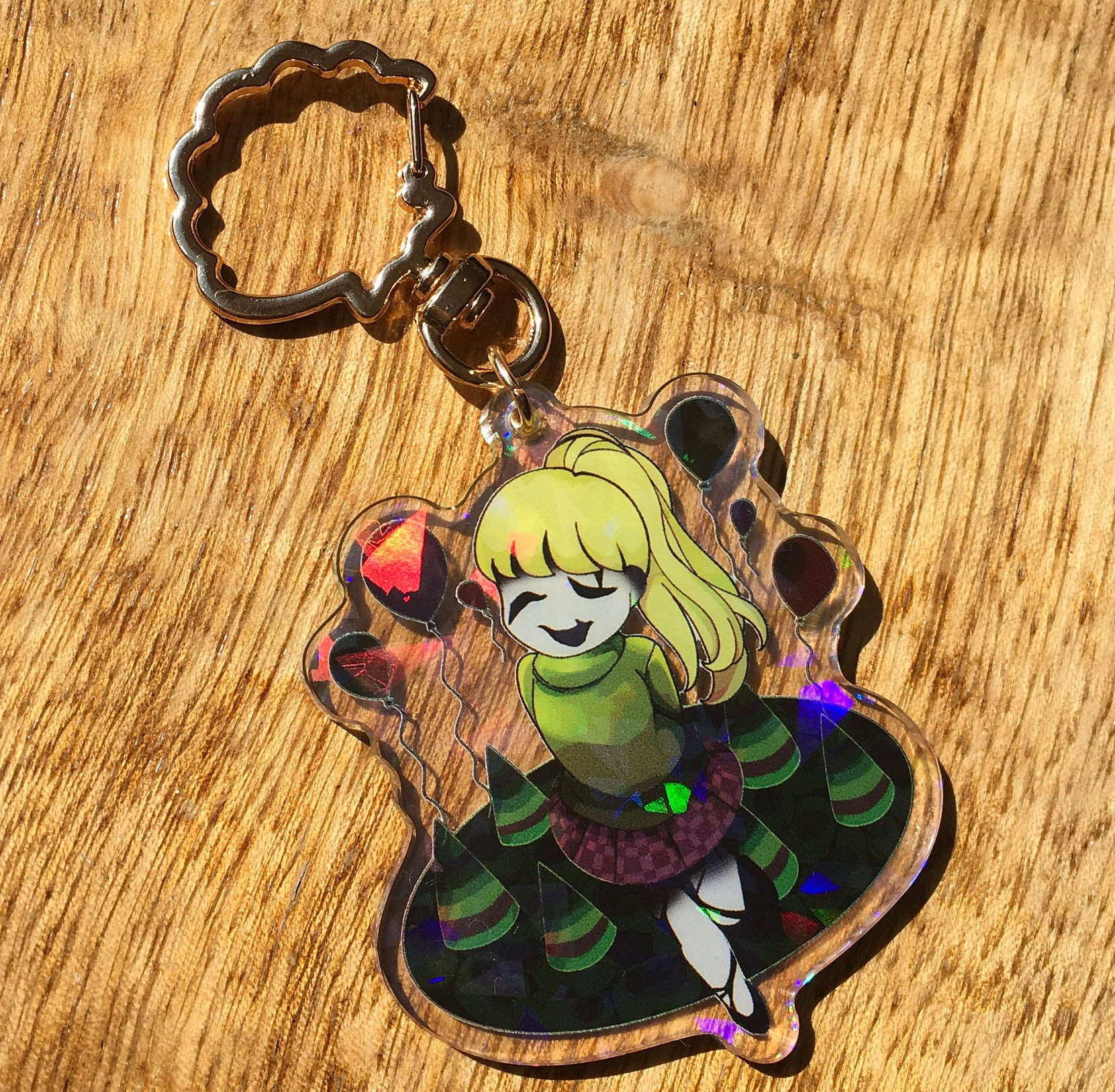 Yume Nikki Poniko/uboa Double-sided Holographic Charm - Etsy