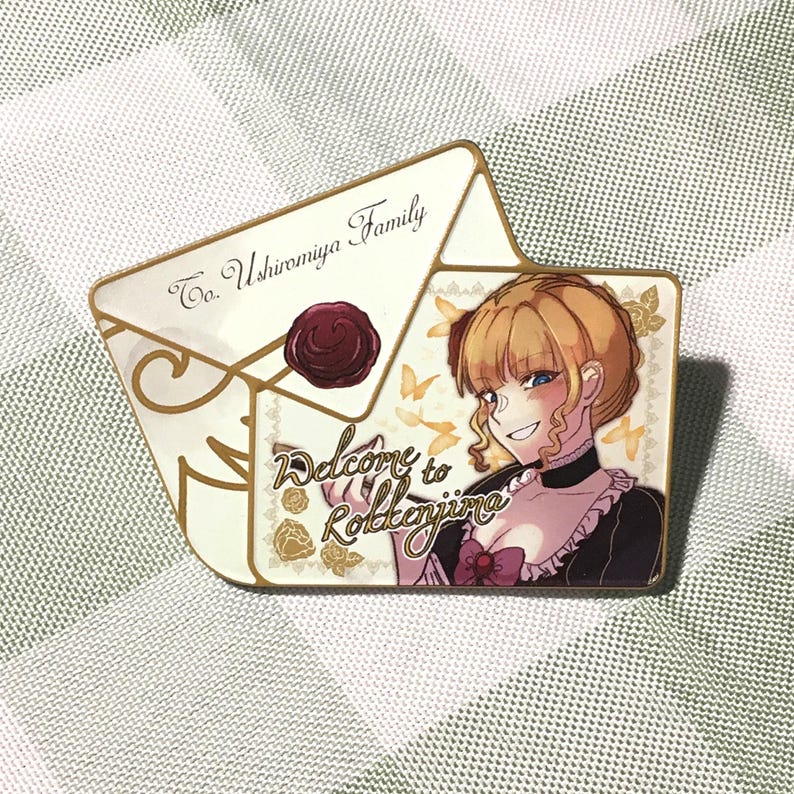 Umineko - Beatrice "welcome to Rokkenjima" Letter Badge - Etsy UK