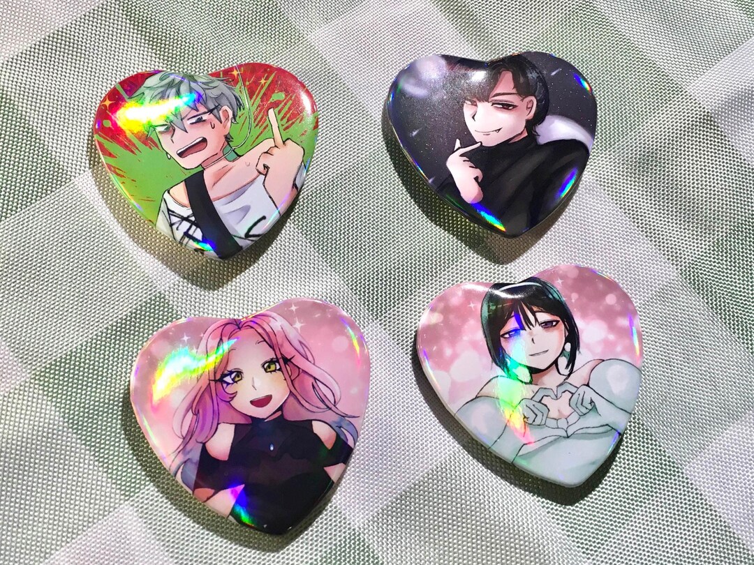 Alien Stage - Mizi, Sua, Ivan, Til Heart Badges - Etsy