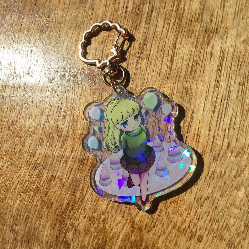 Yume Nikki Poniko/uboa Double-sided Holographic Charm - Etsy