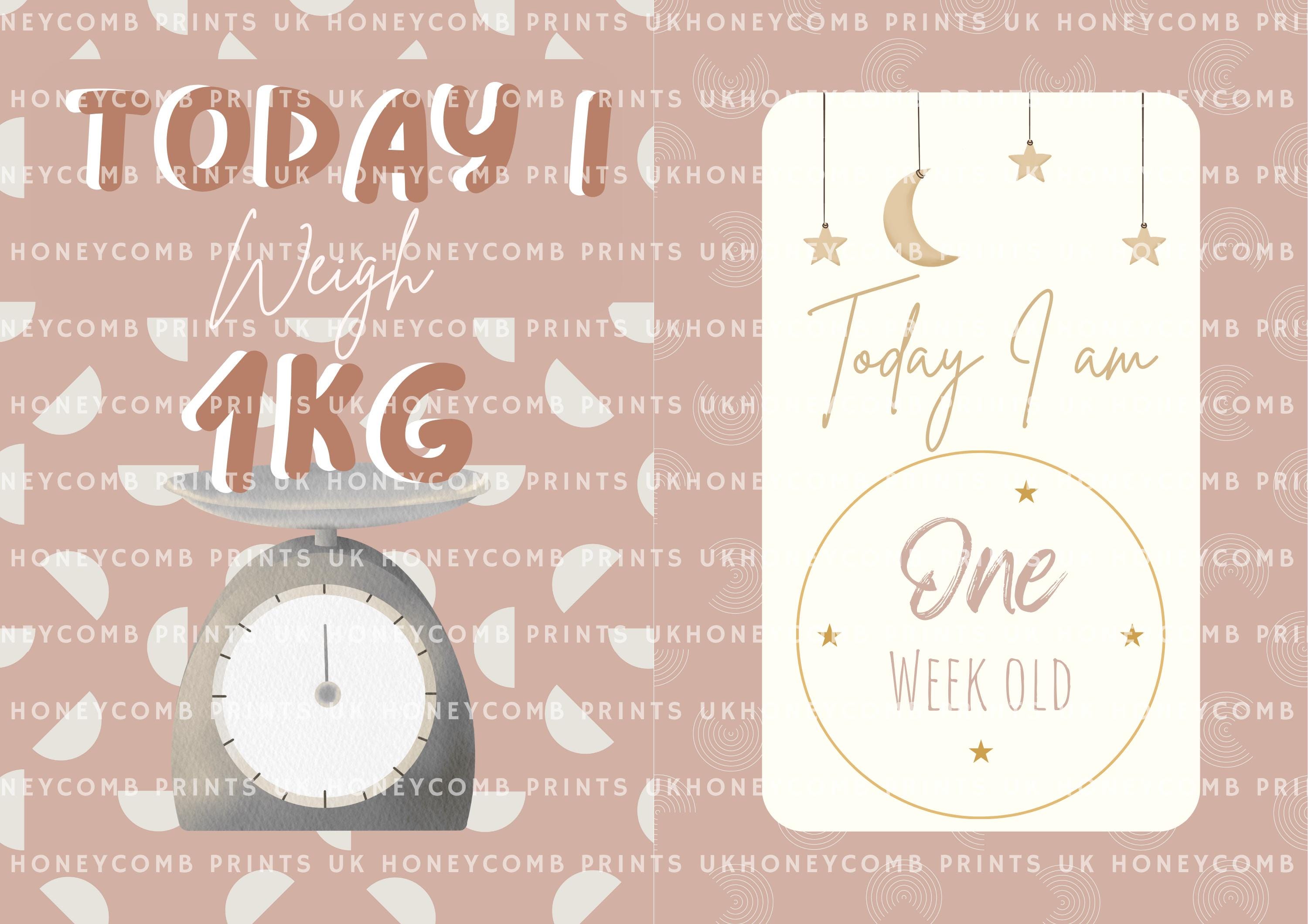 NICU Milestone Cards | Baby Milestone | New Baby | NICU | HDU ...