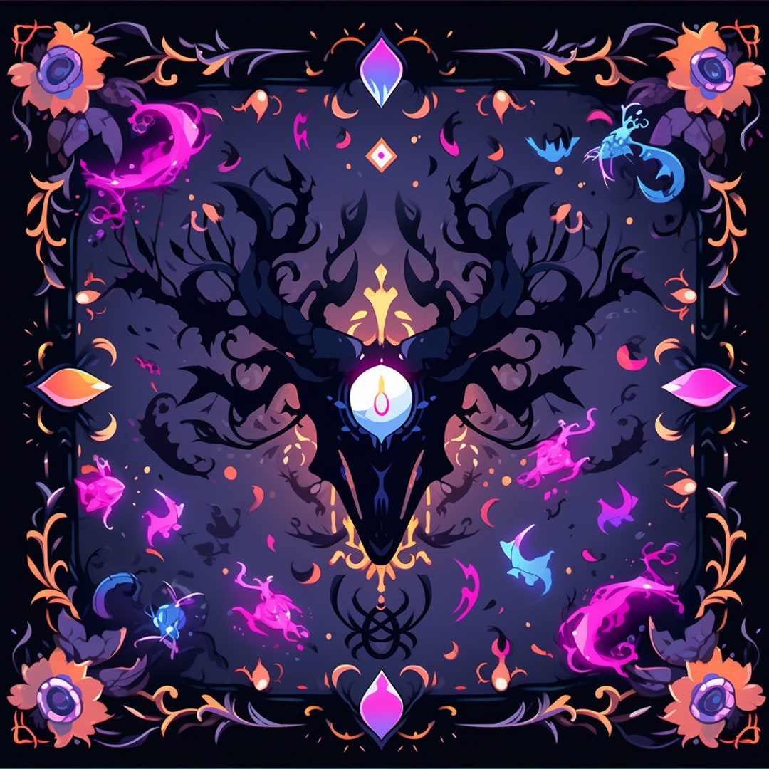 Eldritch Branches Psychedelic Tapestry, Trippy Wall Hanging Home Decor ...