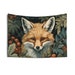 William Morris Fox Face Tapestry, Woodland Gothic Hanging Gift for Her ...