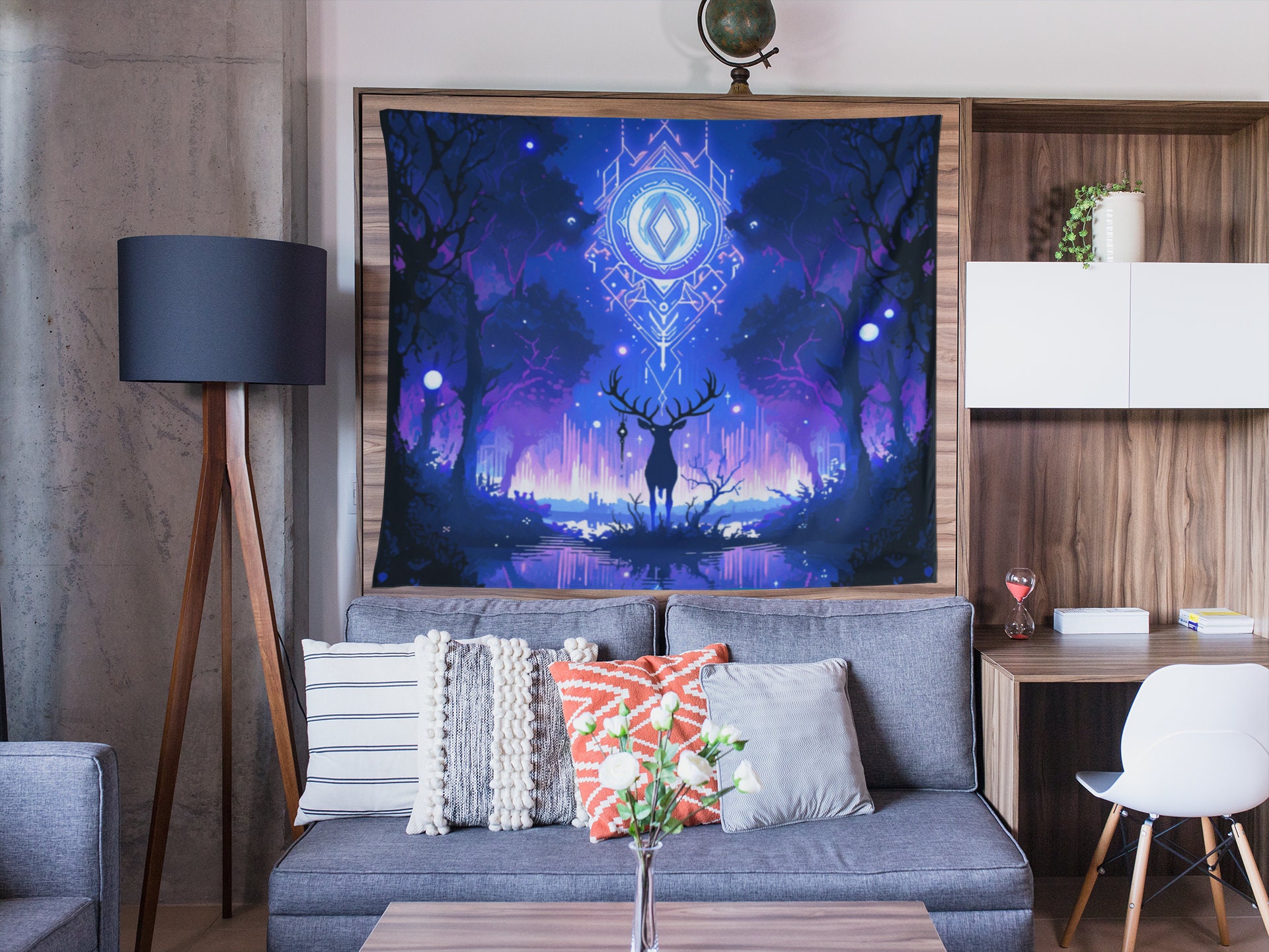 Harry Potter Patronus Trippy Wall Hanging Home Decor Gift for - Etsy