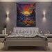 Vibrant Trippy Psychedelic Tapestry Gift for Bedroom Wall Decor Wall ...
