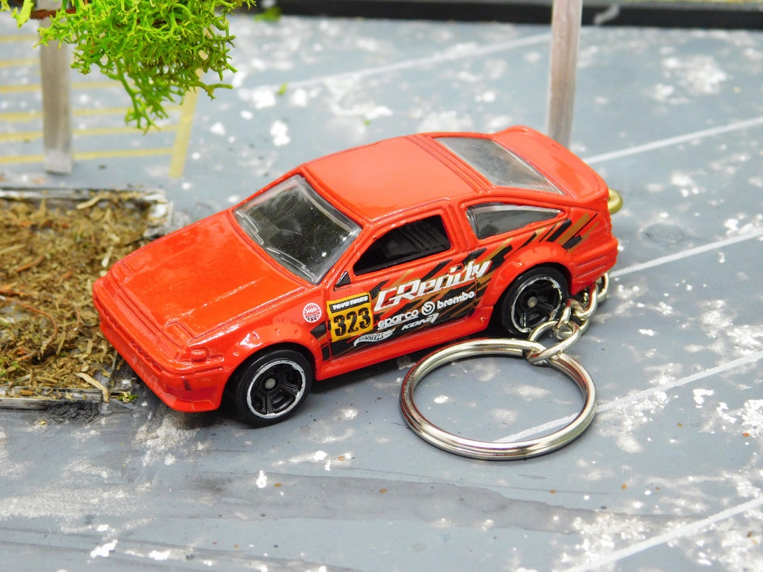 Toyota Ae86 Red Keychain Car Keychain Pendant Gift We - Etsy