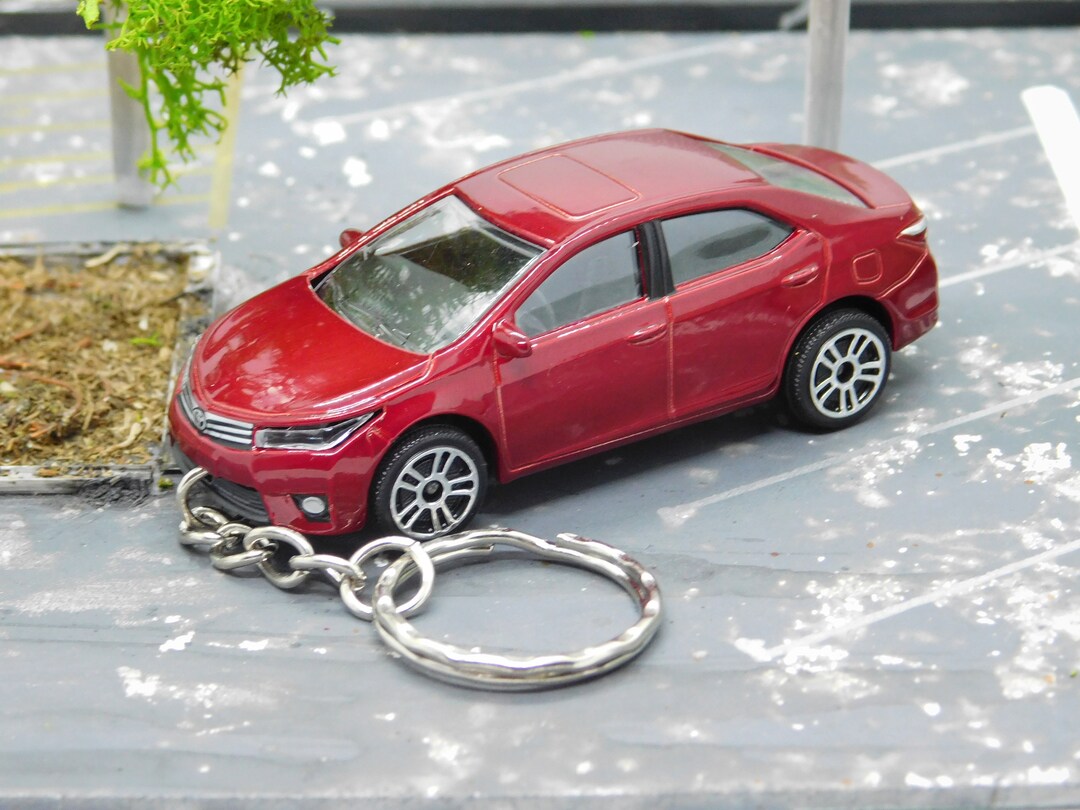 Toyota Corolla Red Keychain, Car Keychain , Pendant, Gift, We Ship 6 ...