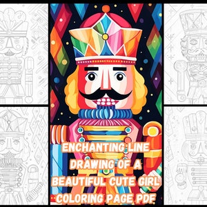 25 Colorful Christmas Nutcracker Coloring Page: Festive Holiday Art ...