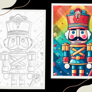 25 Colorful Christmas Nutcracker Coloring Page: Festive Holiday Art ...