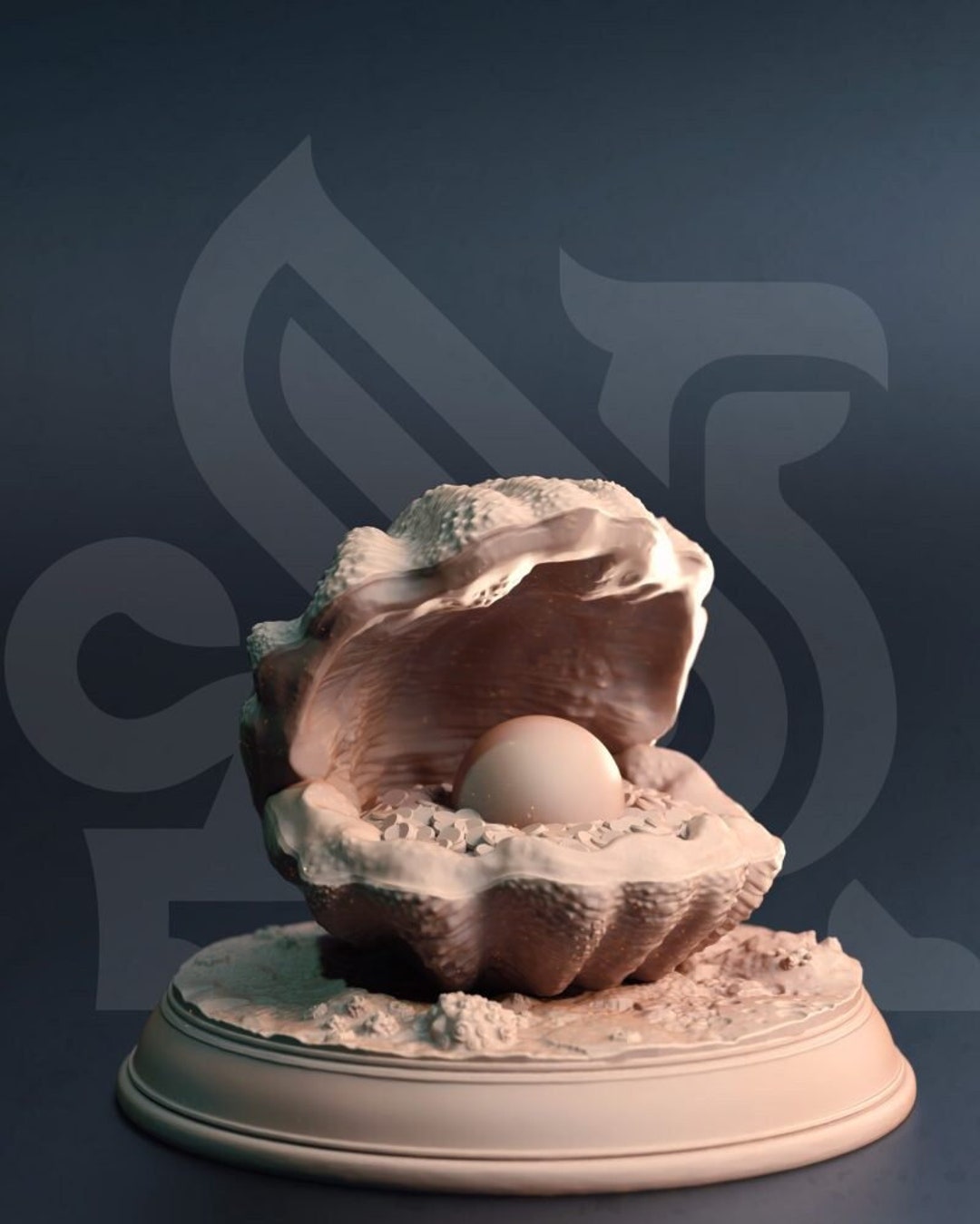 Dnd Miniature by DM Stash Shelldon Mimic Clam With Pearl or - Etsy