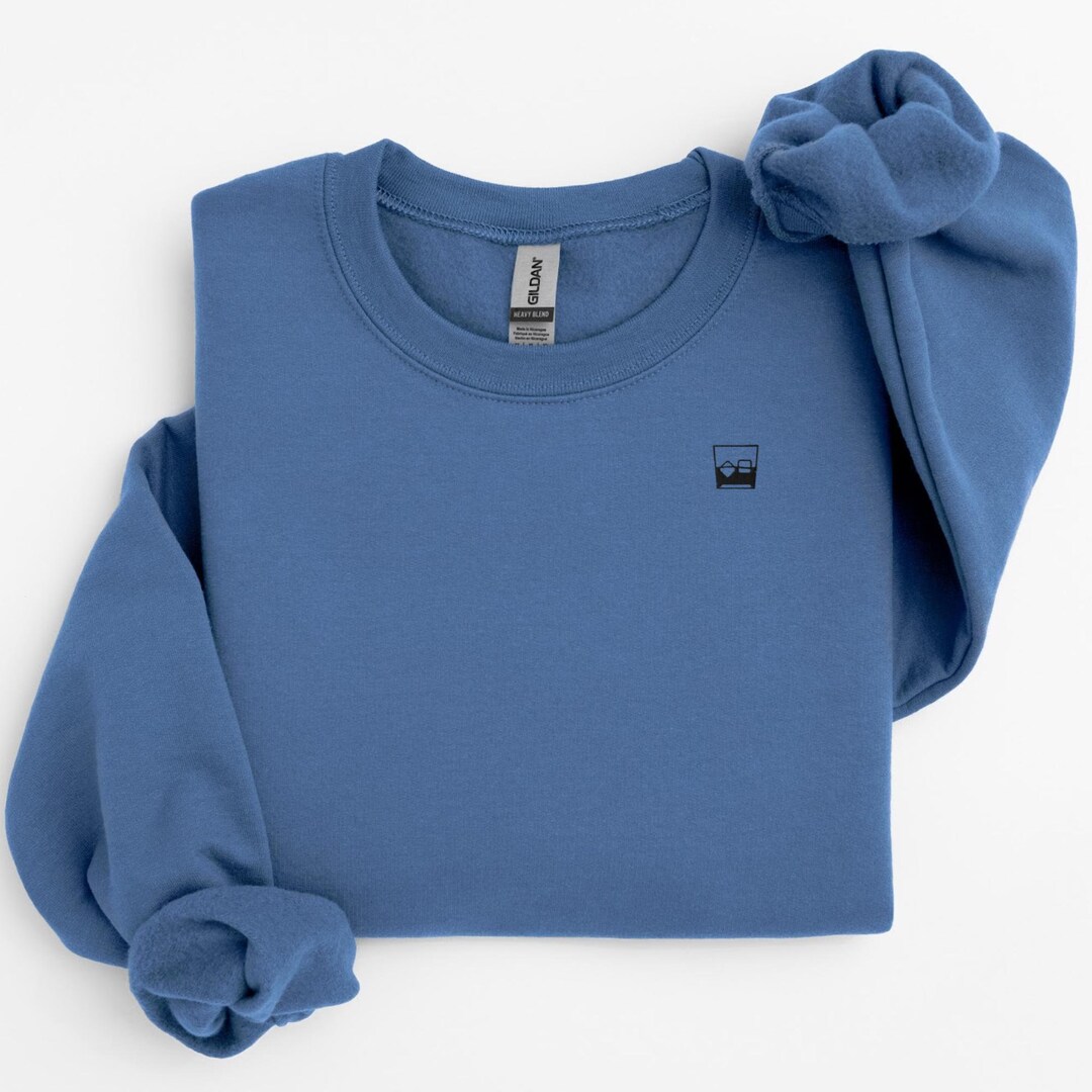 Embroidered Whiskey Sweatshirt | Drinking Crewneck | Bourbon Shirt ...