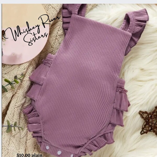 Ribbed Baby Romper - Etsy