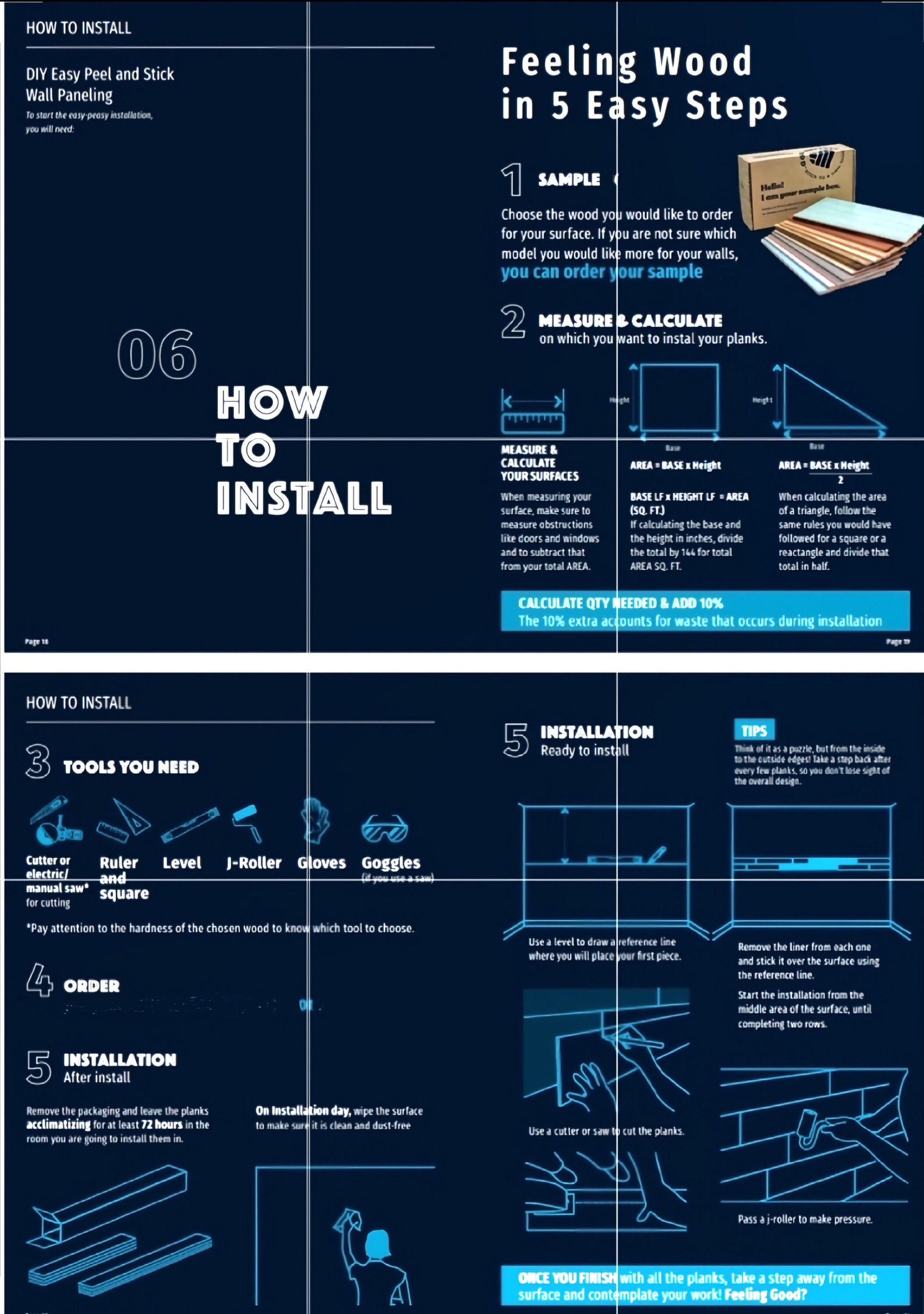 Wood Wall Planks DIY || Strips - Etsy