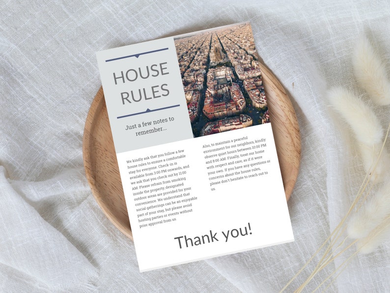 Airbnb Welcome Pack Template, Customizable Digital Download, Editable ...