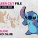 Stitch Laser Cut Files Bunny Layered Bundle, Multilayer Digital ...