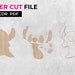 Stitch Laser Cut Files Bunny Layered Bundle, Multilayer Digital ...