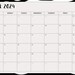 Calendar 2024 (black & White) - Etsy
