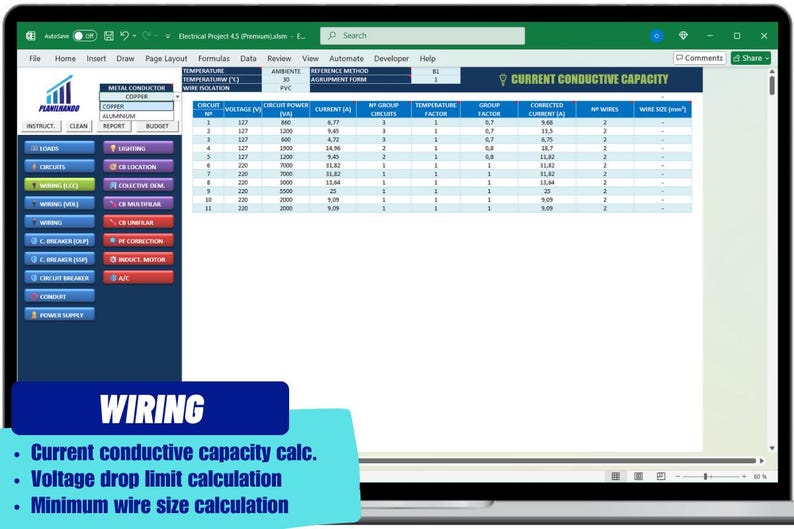 Electrical Projects Excel Sheet - Civil and Industrial Projects ...