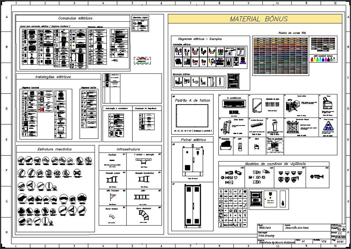 Electrical Symbols Autocad Blocks Pack (more Then 5,000 Blocks ...
