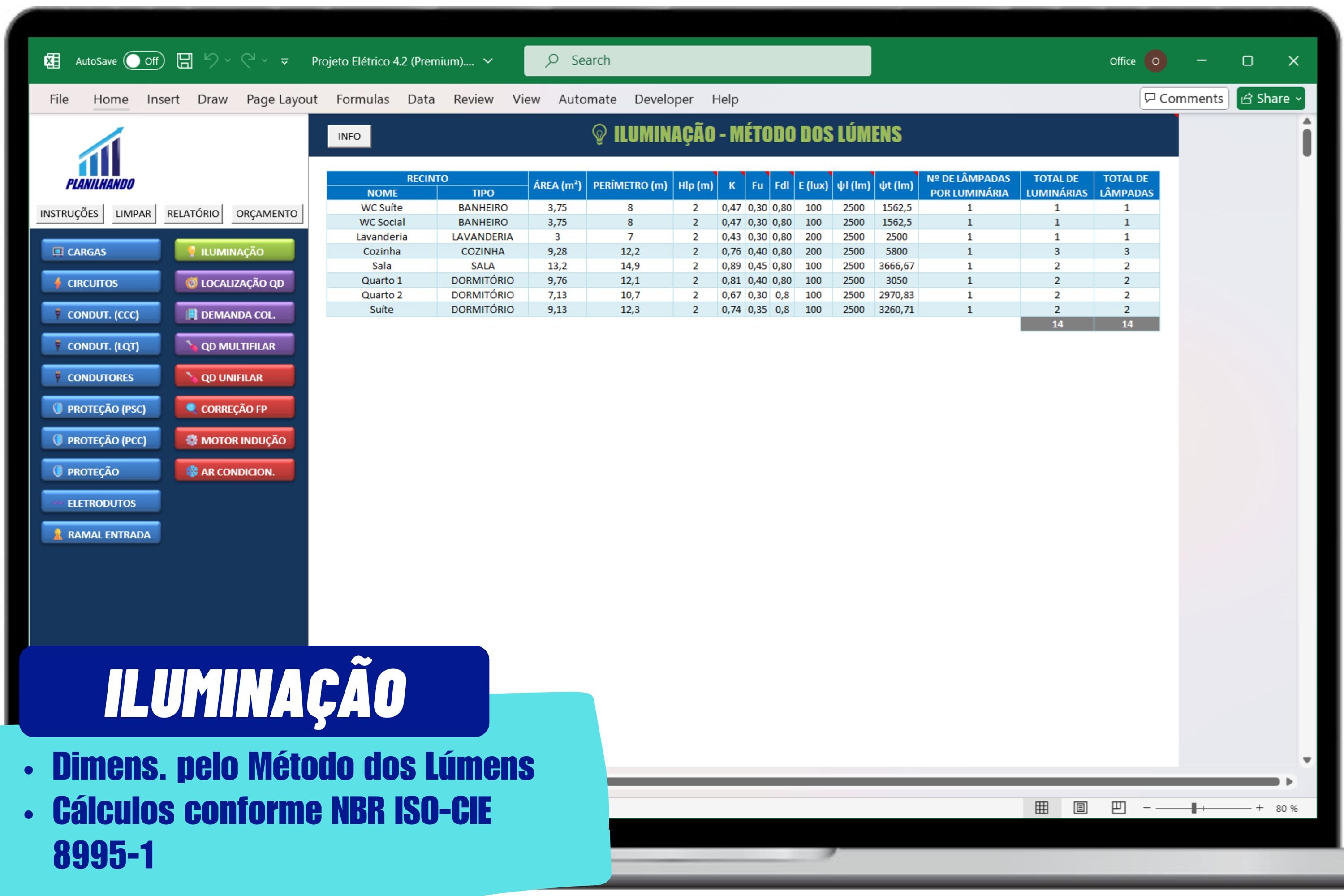 Electrical Projects Excel Sheet Civil and Industrial Projects Automatic ...