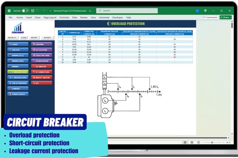 Electrical Projects Excel Sheet - Civil and Industrial Projects ...