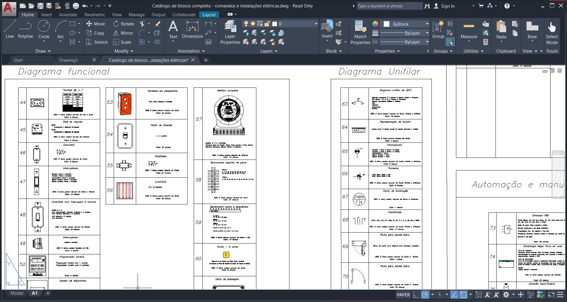 Electrical Symbols Autocad Blocks Pack (more Then 5,000 Blocks ...