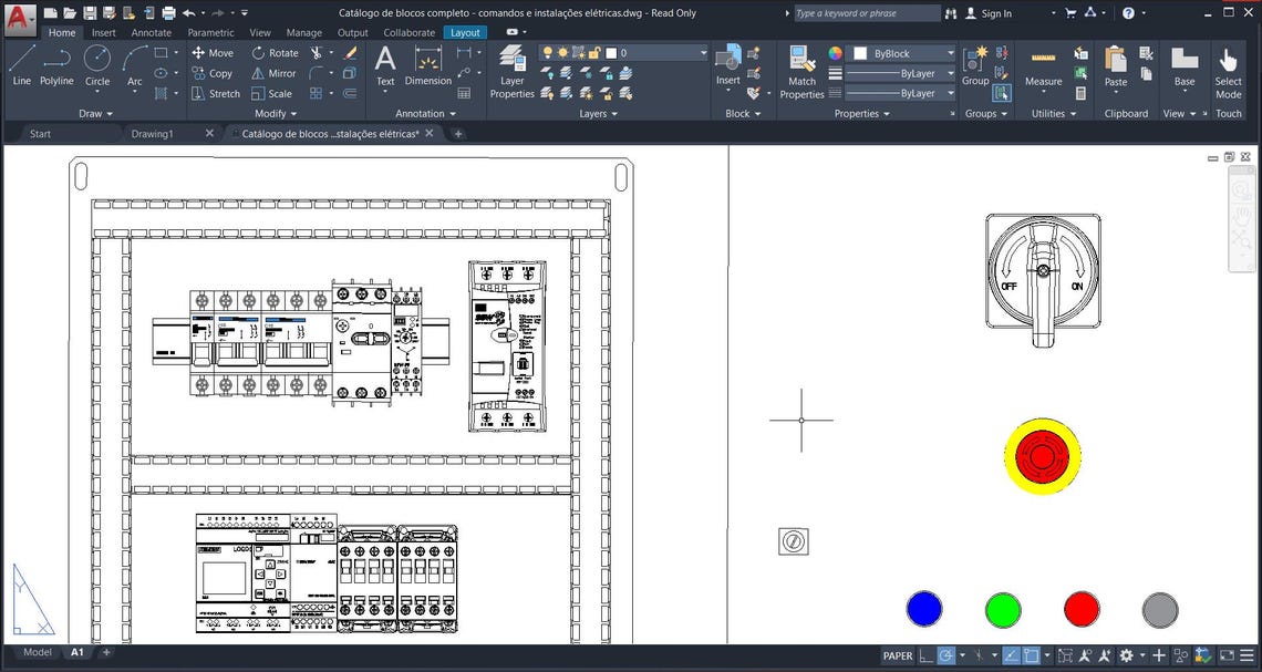 Electrical Symbols Autocad Blocks Pack (more Then 5,000 Blocks ...