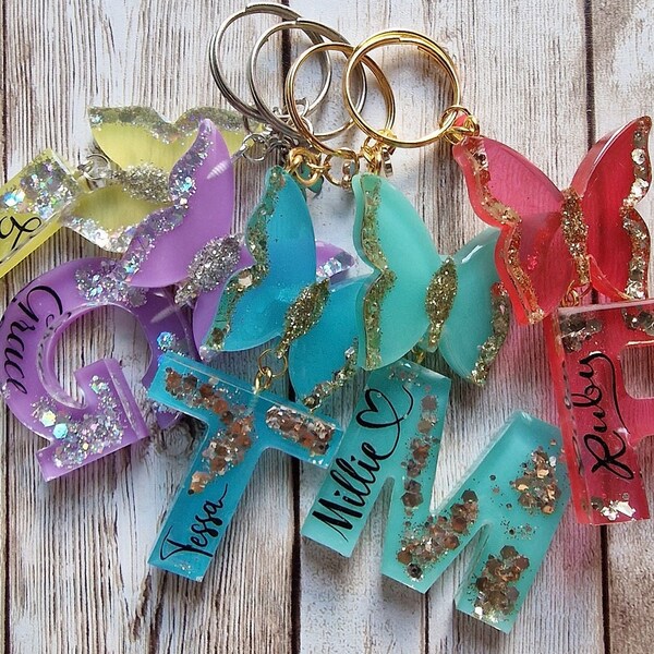 Resin Keychain - Etsy