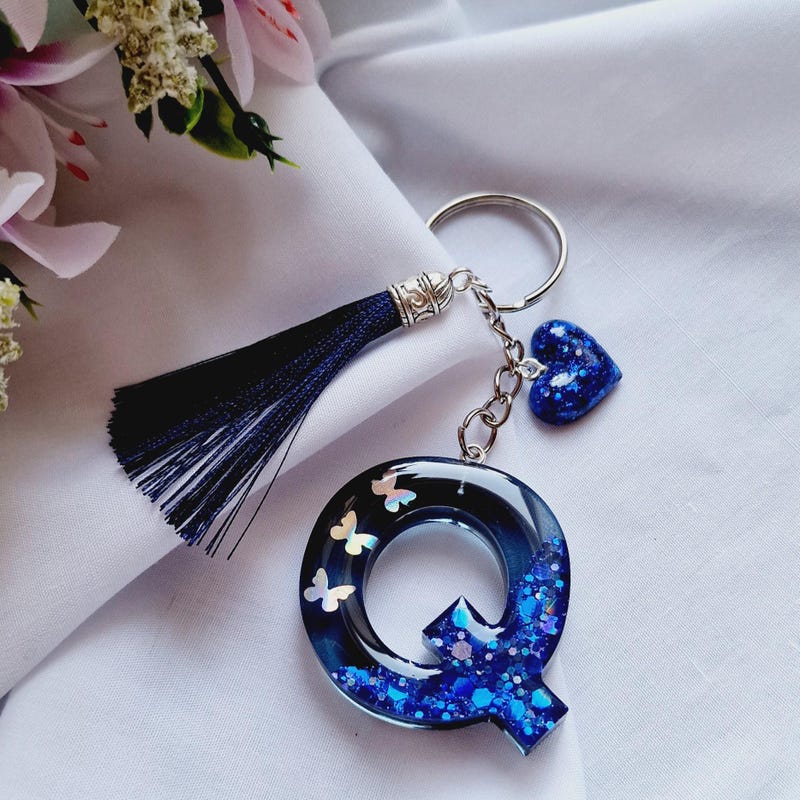 Resin Keychain - Etsy