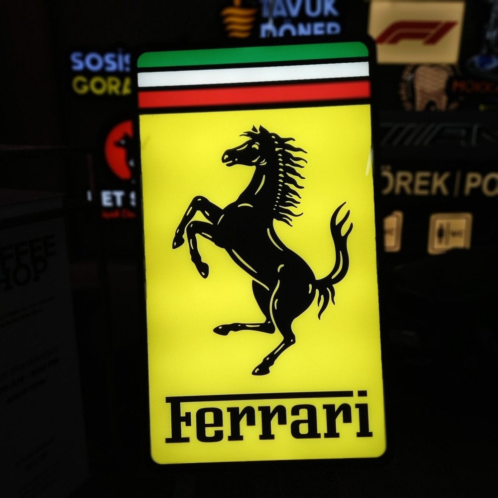 Car Logo Sign, Car Garage Sign, Custom Led Logo, Wall Led Box, Car ...