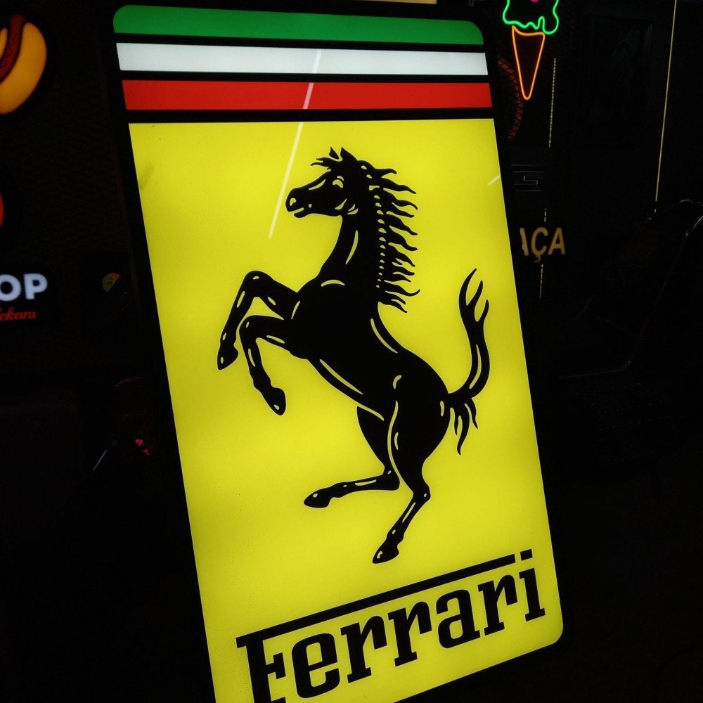 Car Logo Sign, Car Garage Sign, Custom Led Logo, Wall Led Box, Car ...