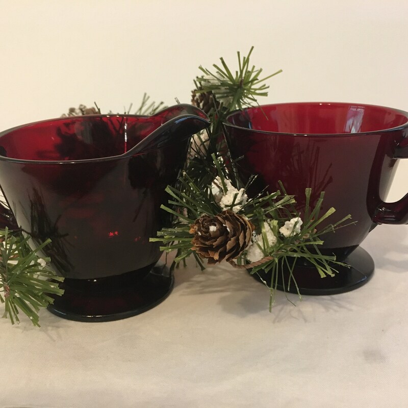 Red Creamer - Etsy