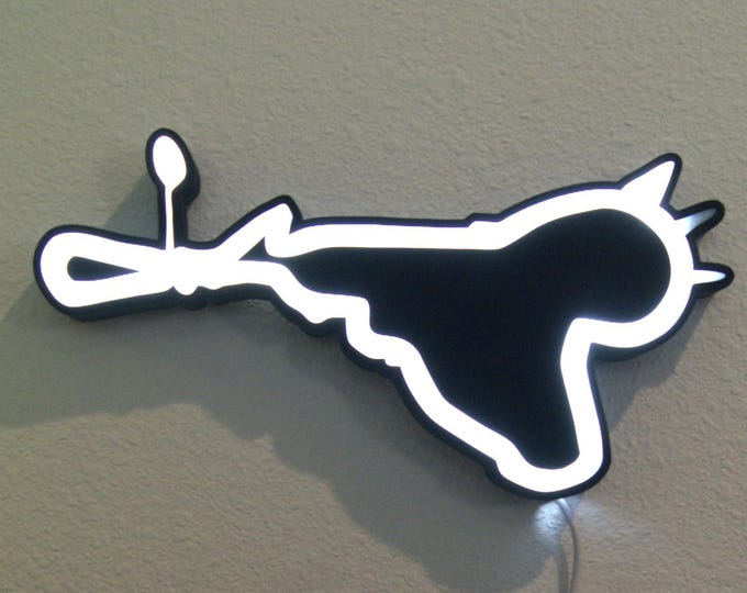 Call of Duty Zombies Ray Gun | Wall Buy | Light Box | LED | Glow in the ...